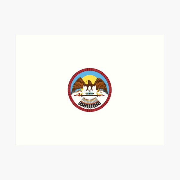 "Flag of the Ute Indian Tribe of the Uintah and Ouray Reservation USA ...