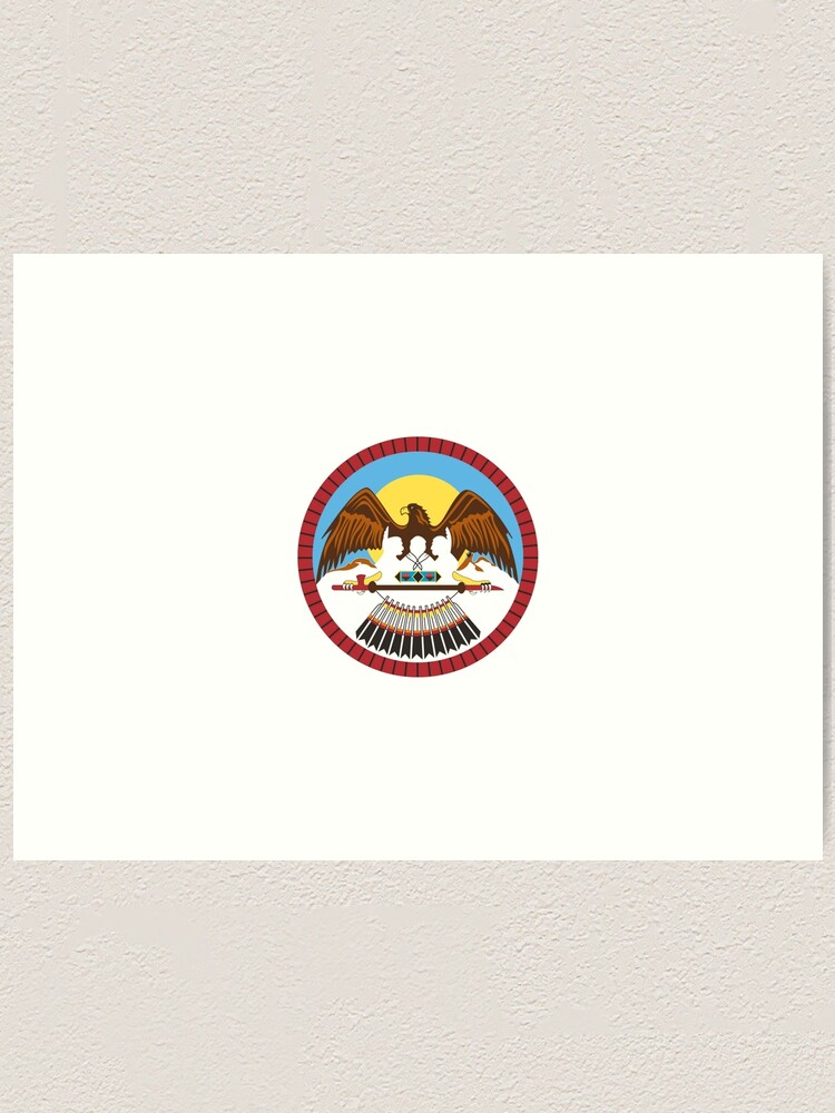 "Flag of the Ute Indian Tribe of the Uintah and Ouray Reservation USA ...