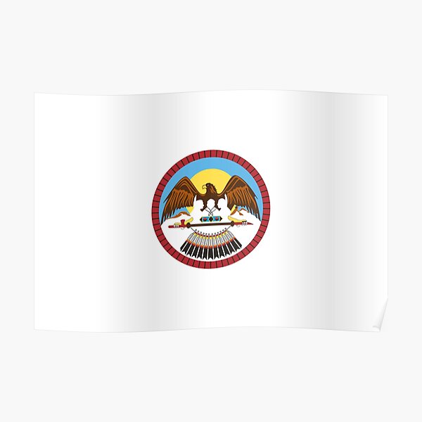 "Flag of the Ute Indian Tribe of the Uintah and Ouray Reservation USA ...