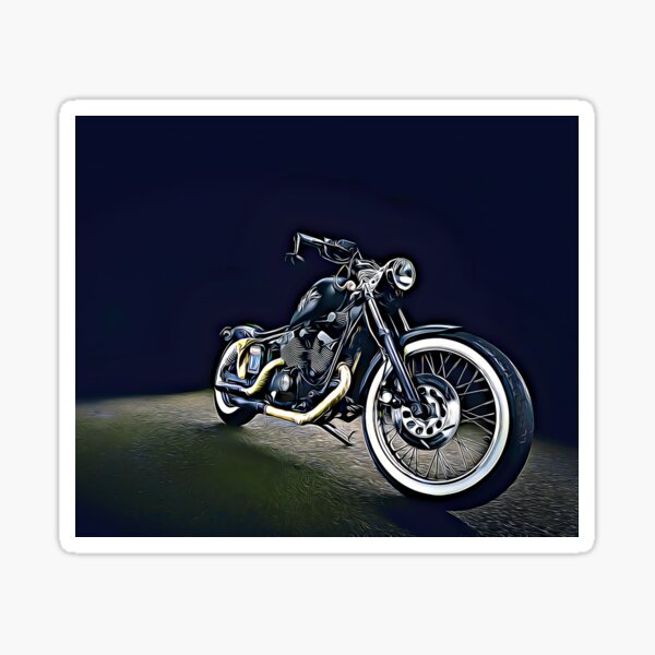 "Amazing looking chopper" Sticker for Sale by CreateToday22 | Redbubble