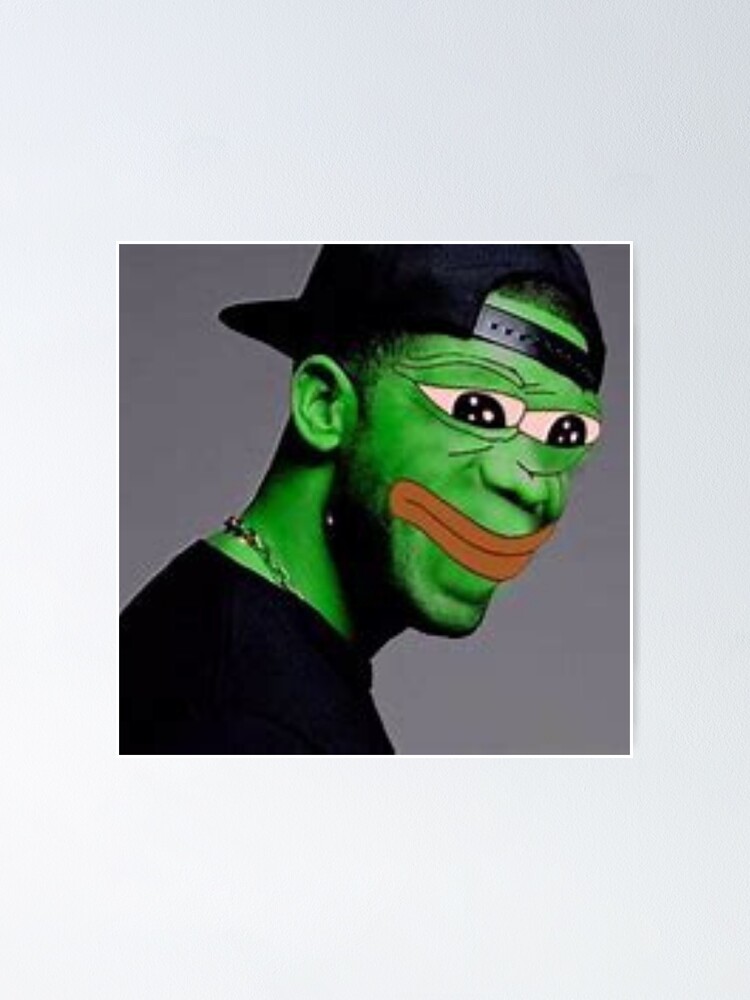 "Frog the Frog Guy " Poster for Sale by cynth67 | Redbubble