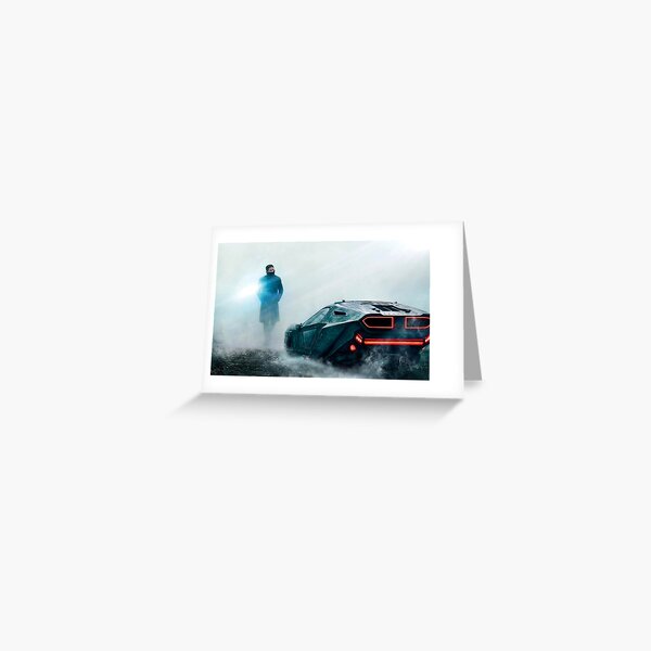 "BLADE RUNNER 2049 Ryan cyberpunk vehicle" Greeting Card by DrkAkyDsgn ...