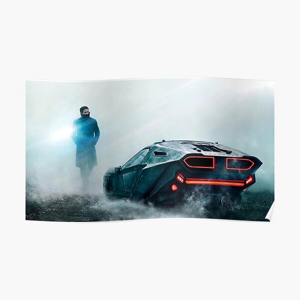 "BLADE RUNNER 2049 Ryan cyberpunk vehicle" Poster for Sale by ...