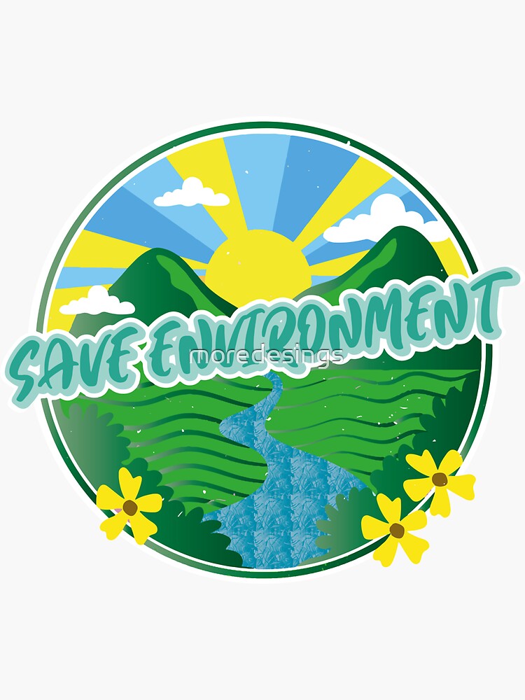 "clean the rivers - keep it green" Sticker for Sale by moredesings ...