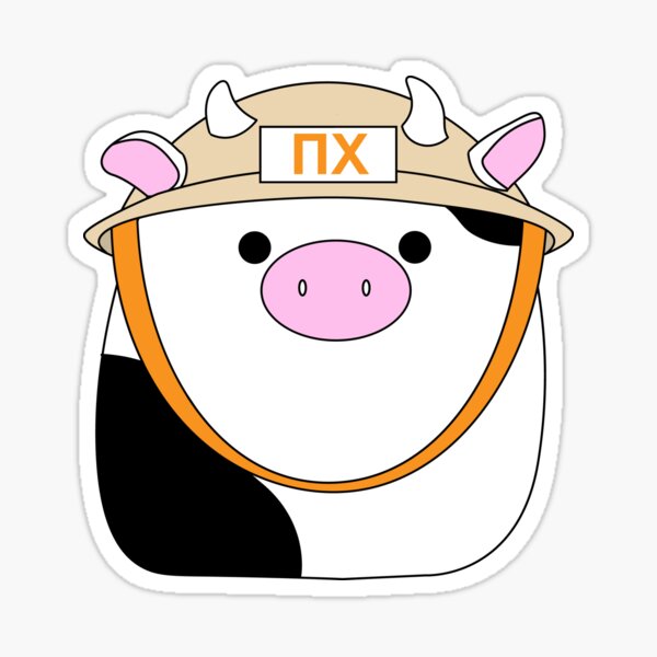 "Pi Chi Squish" Sticker for Sale by ashtonerickson | Redbubble