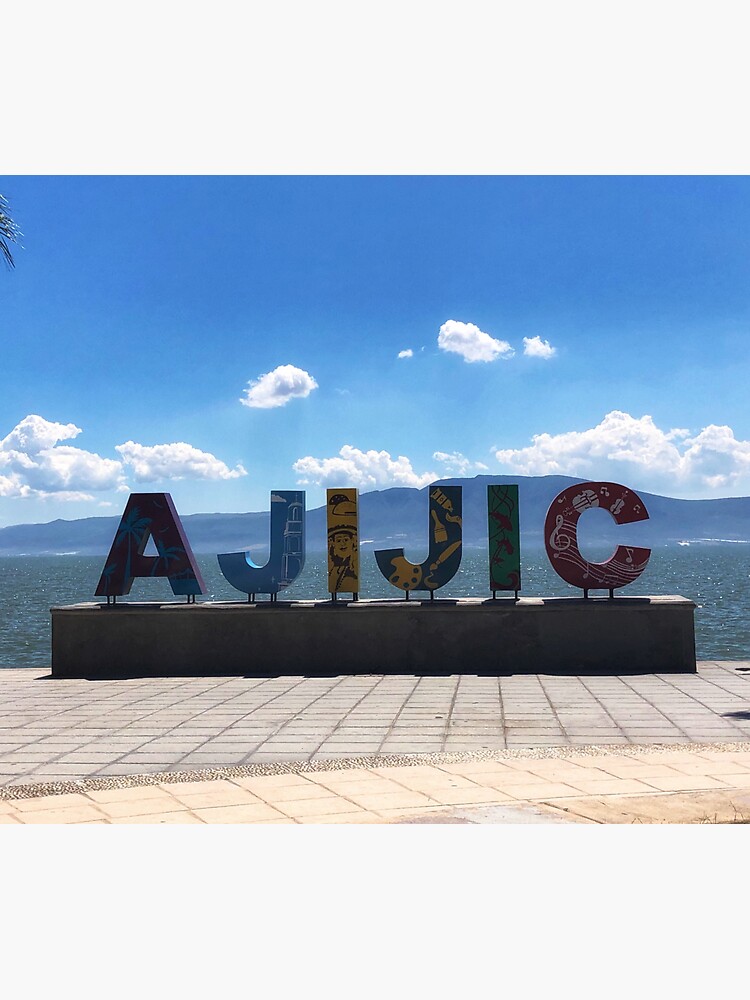 "Ajijic Sign, Mexico" Sticker for Sale by DEELEETEES | Redbubble