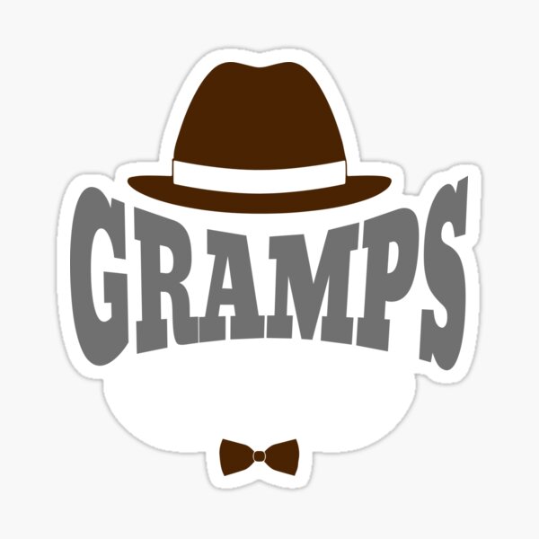 "Gramps" Sticker for Sale by MercyDesigns21 | Redbubble
