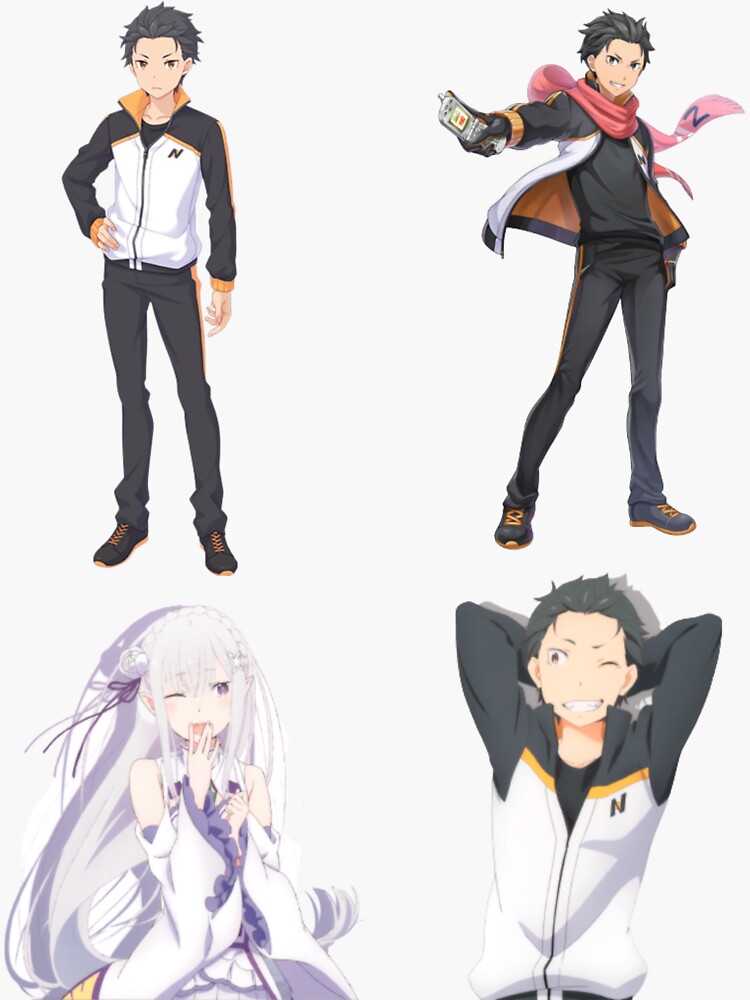 "suba-ru natsu_ki pack" Sticker by tajmahalN1 | Redbubble