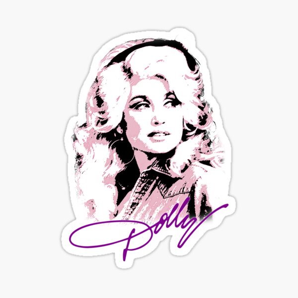 "Dolly Parton sketch" Sticker by SkyAfterDusk | Redbubble