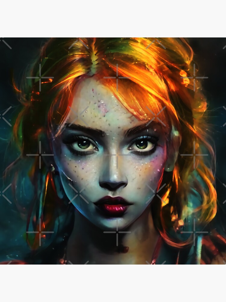 "Apate The Greek Goddess" Sticker by AIDoesArtLV | Redbubble