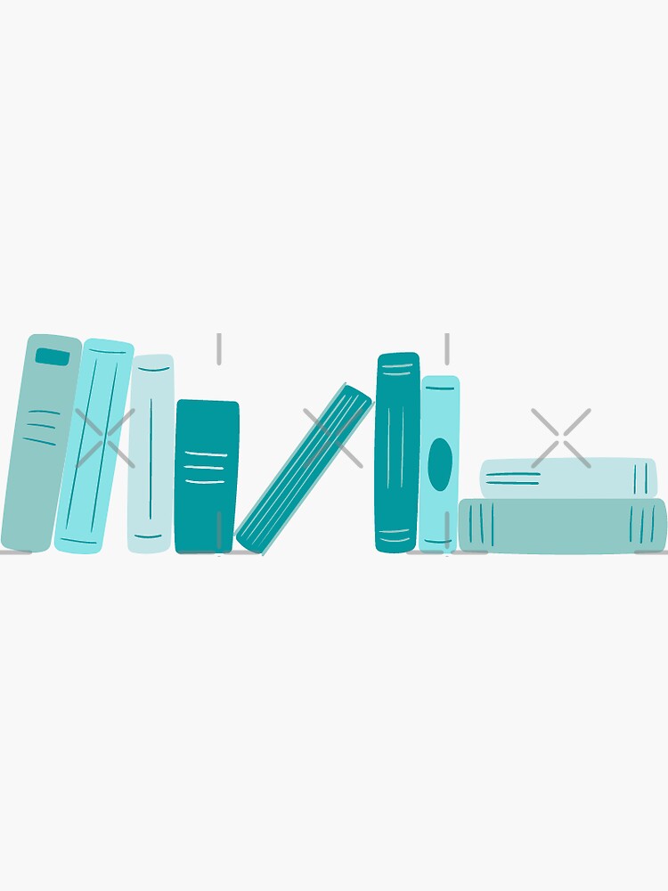 "Book Shelf" Sticker for Sale by Hisgoodgrace | Redbubble