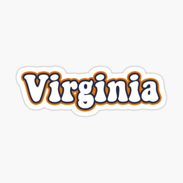 "Virginia" Sticker for Sale by Charislit | Redbubble