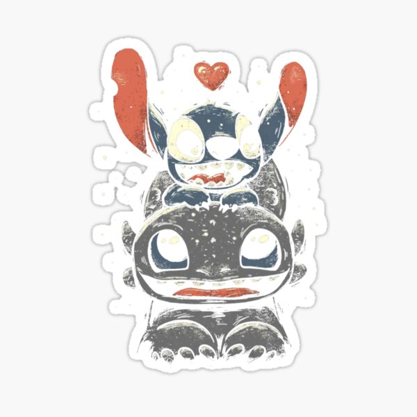 " Toothless Stitch" Sticker for Sale by realchompion | Redbubble