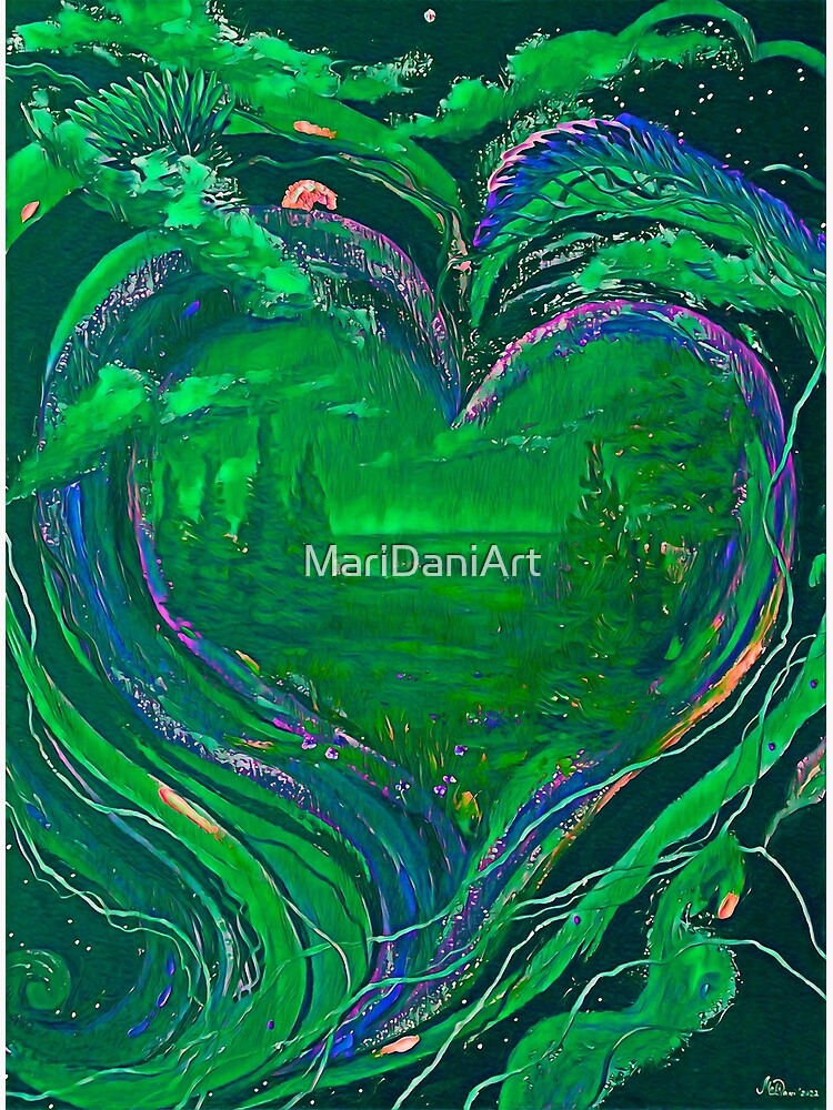 "Threads of the heart, edited oil painting, #12" Poster for Sale by ...