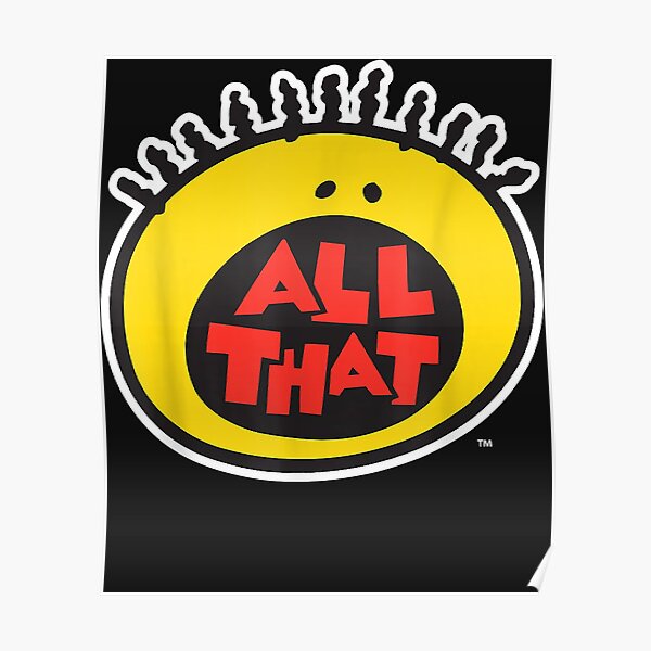 "Nick rewind all that logo" Poster for Sale by SandraHess58 | Redbubble