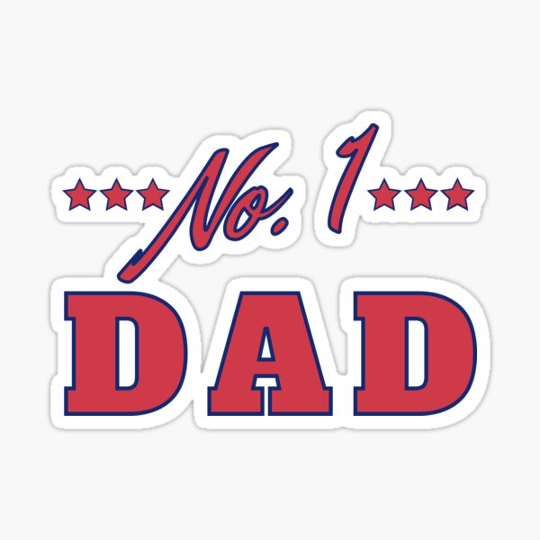 "No 1 Dad. Funny Dad Life Quote." Sticker for Sale by thatcheekytee ...
