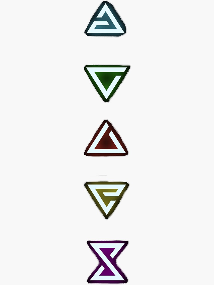 "Witcher magic signs" Sticker for Sale by DeborahLacivita | Redbubble