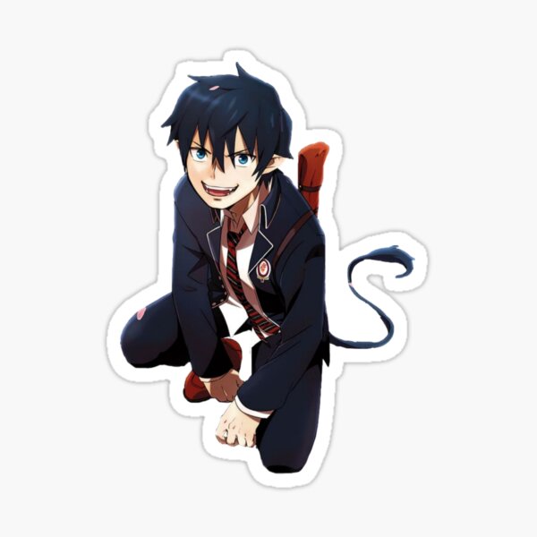 "Blue Exorcist" Sticker by AniePieArt | Redbubble