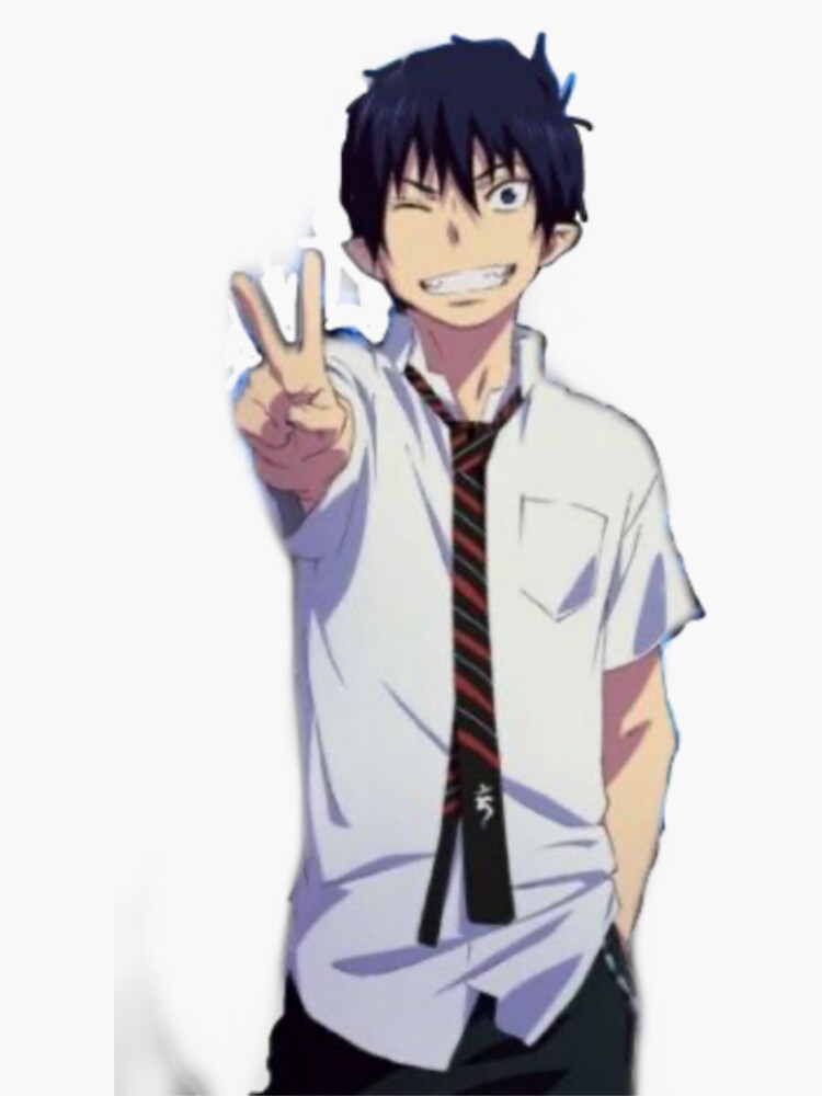 "Blue Exorcist" Sticker by AniePieArt | Redbubble