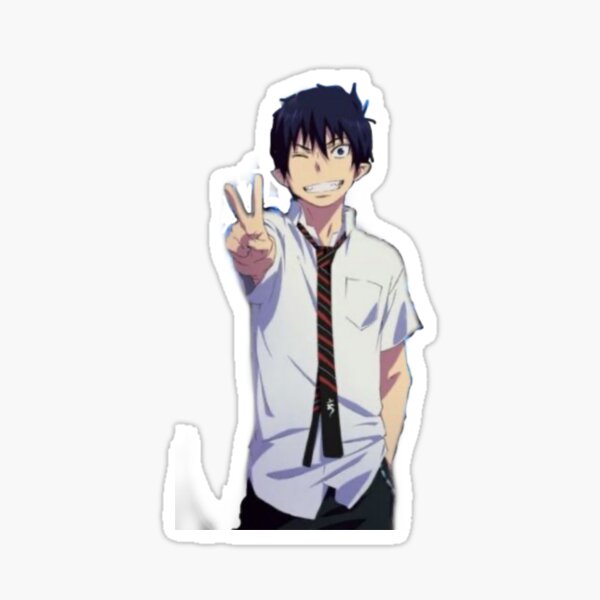 "Blue Exorcist" Sticker by AniePieArt | Redbubble