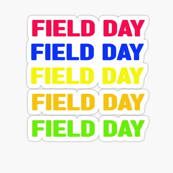 "Fuuny Teacher Life Field Day,Cool Elementary Field Day" Sticker by ...