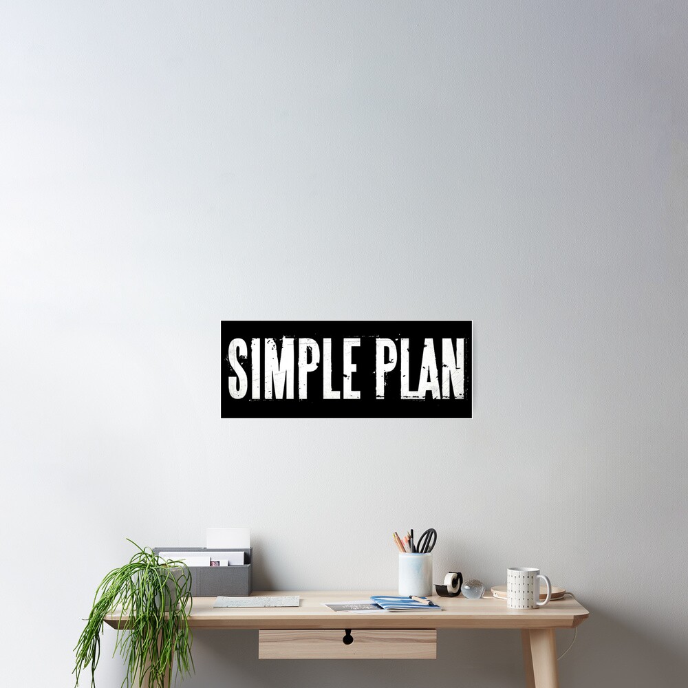 "Simple Plan logo" Poster for Sale by JerryGarbe344 | Redbubble