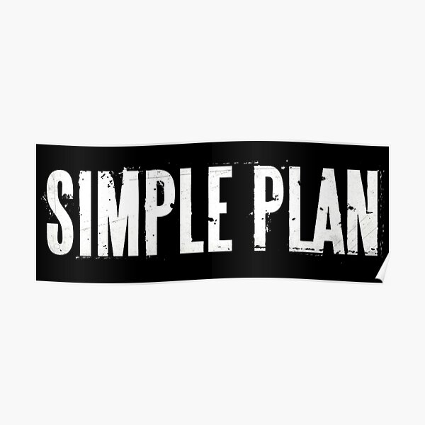 "Simple Plan logo" Poster for Sale by JerryGarbe344 | Redbubble