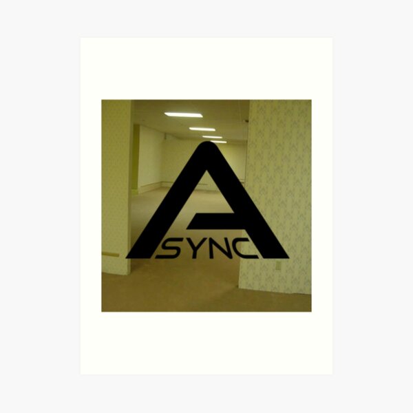 "Backrooms async logo " Art Print for Sale by VEPStores | Redbubble