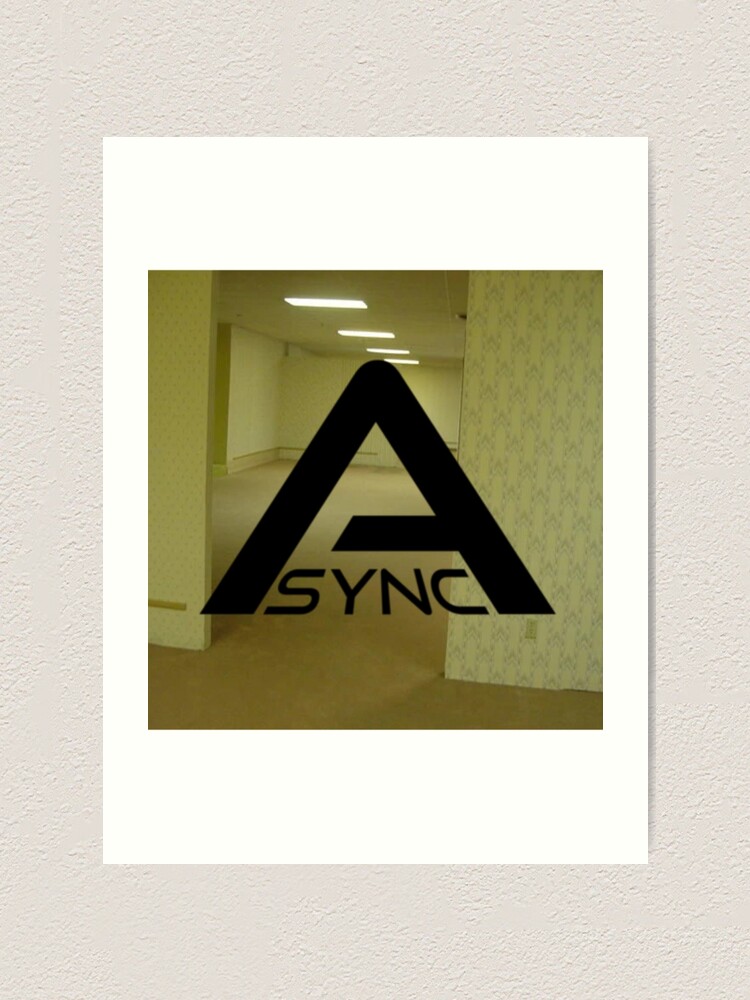 "Backrooms async logo " Art Print for Sale by VEPStores | Redbubble