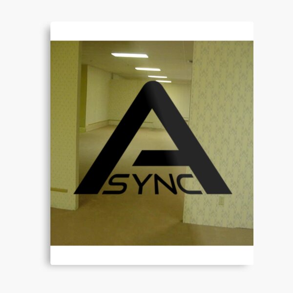 "Backrooms async logo " Metal Print for Sale by VEPStores | Redbubble