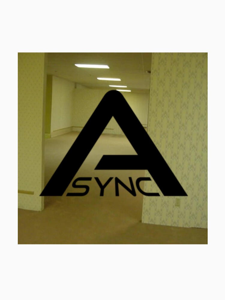 "Backrooms async logo " T-shirt by VEPStores | Redbubble | backrooms t ...
