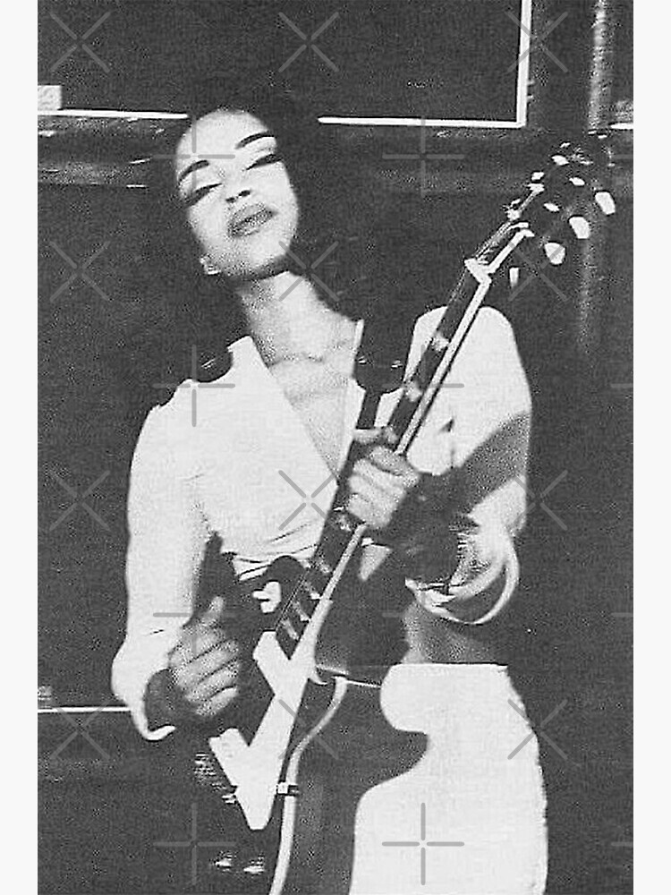 "Sade playing the guitar" Poster for Sale by Richard-Giles | Redbubble