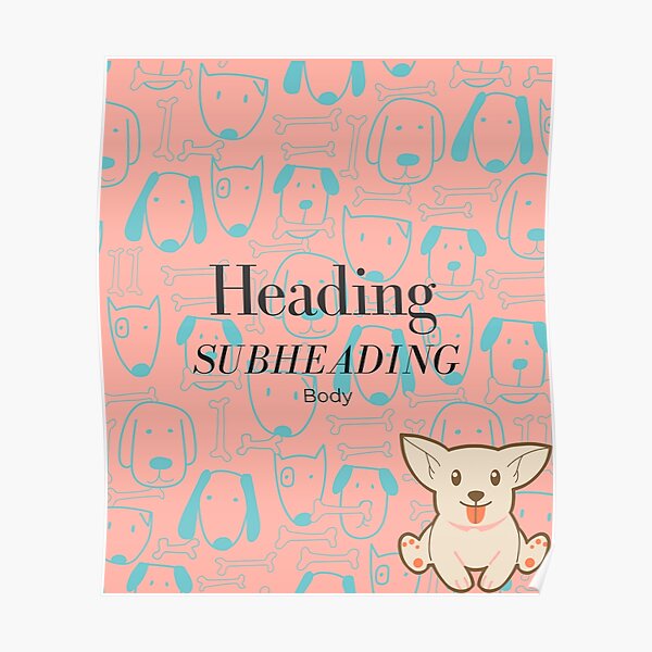 "squid's dog" Poster for Sale by Pla-Muk | Redbubble