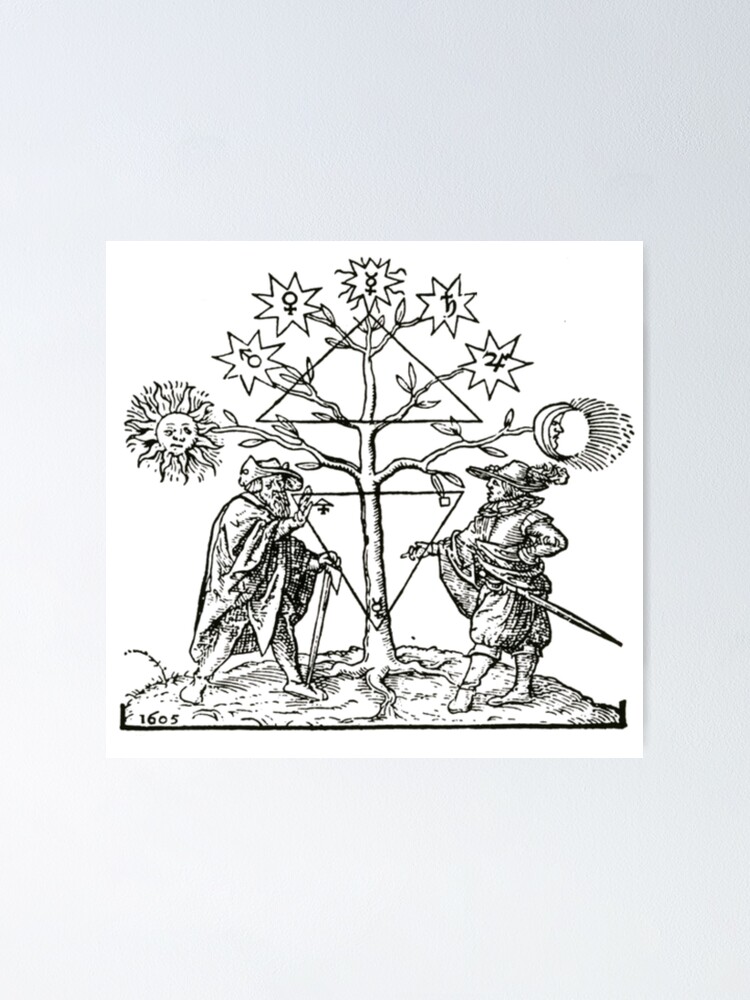 "Alchemy tree " Poster for Sale by benjaminkaufman | Redbubble