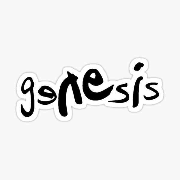"Genesis Band" Sticker by Twiver | Redbubble