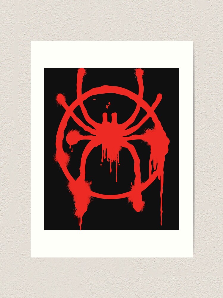 "Miles morales spider logo" Art Print for Sale by MarkBarrie | Redbubble