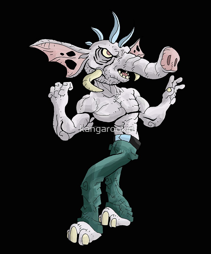 "elephantino, the were-elephant..." by kangarookid | Redbubble