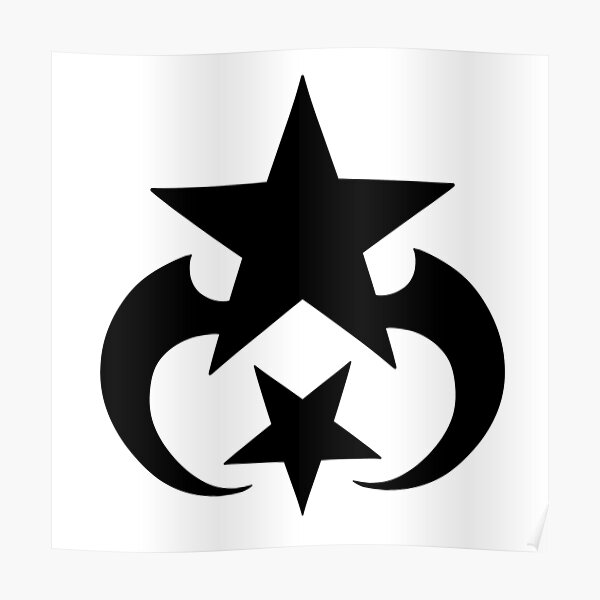 "Alcor The Dreambender Star Symbol" Poster for Sale by CaptinAubs ...