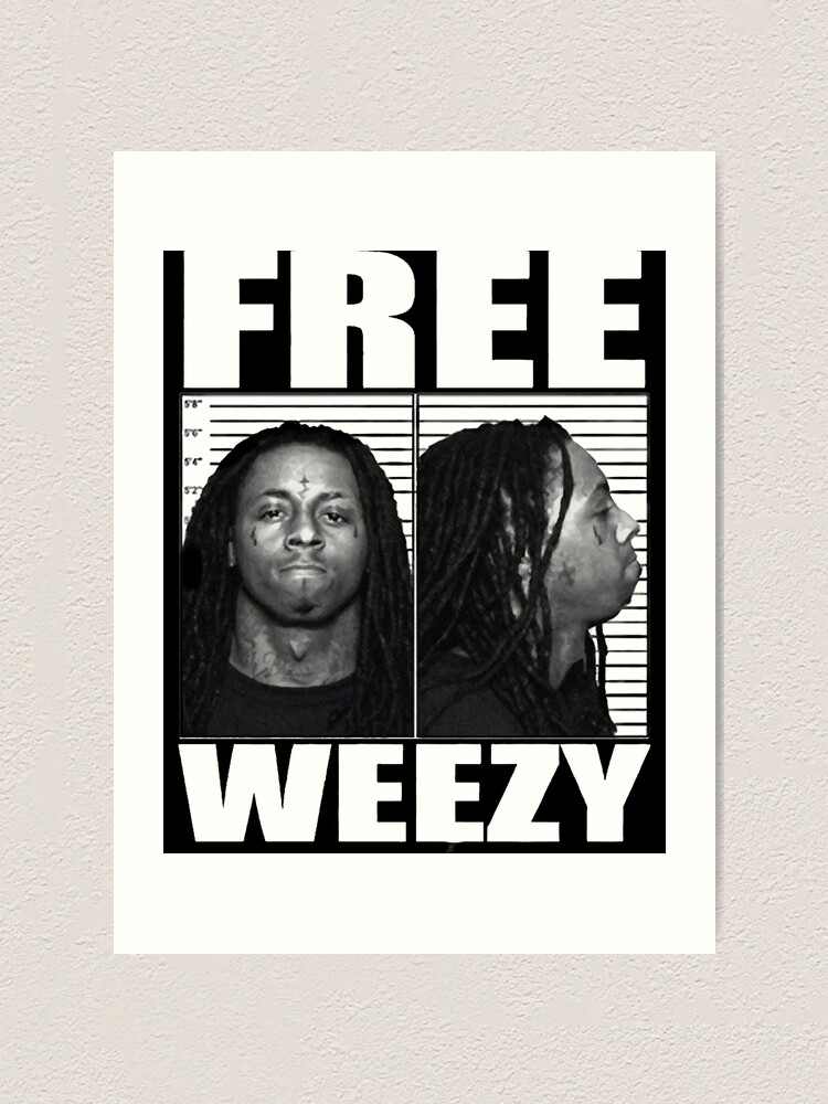 "Sublimee and Lill Vayne Mugshot Free Weezy DMN" Art Print for Sale by ...