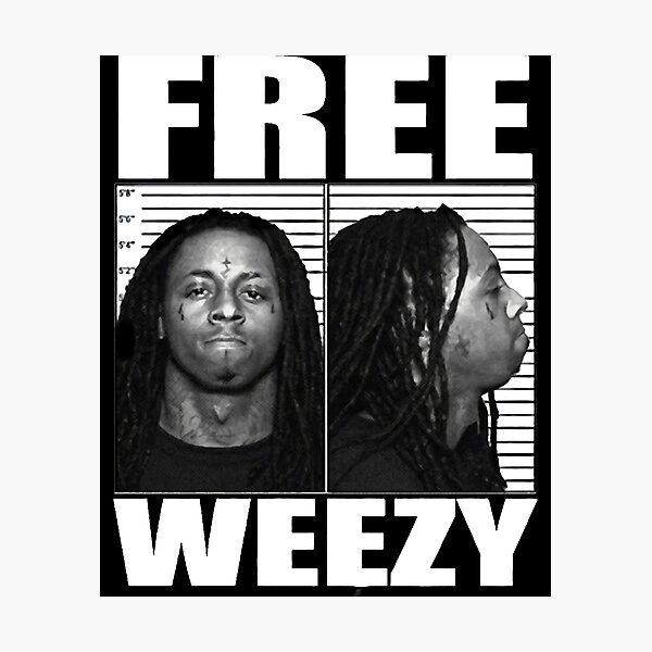 "Sublimee and Lill Vayne Mugshot Free Weezy DMN" Photographic Print for ...