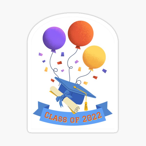 "Celebrating Graduate Class Of " Sticker for Sale by PrintablePics ...