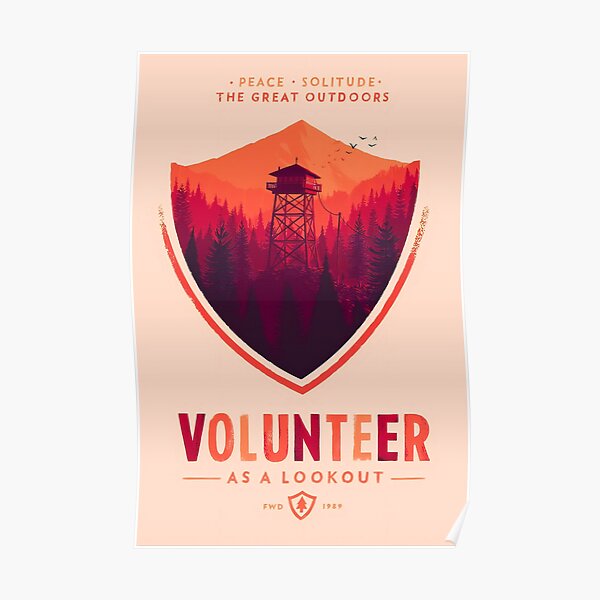 "Volunteer as a Lookout" Poster for Sale by b0bear | Redbubble