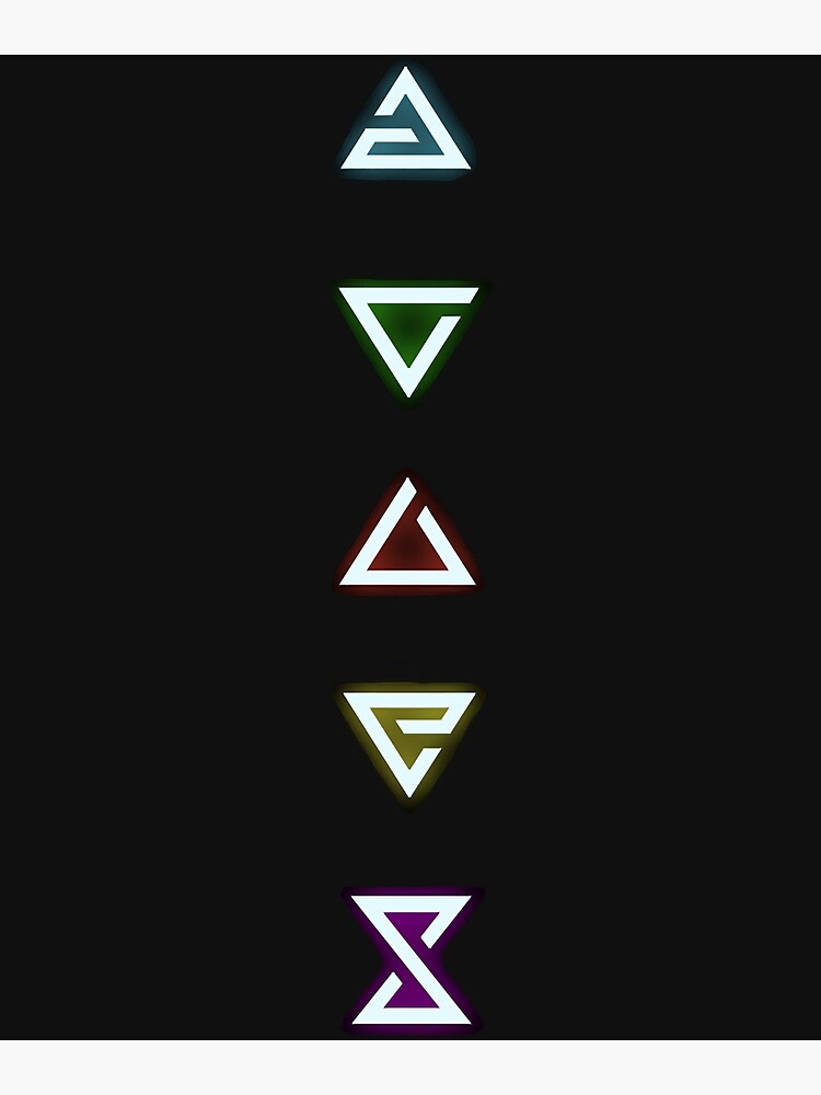 "Witcher magic signs" Poster for Sale by LindaYriondo | Redbubble