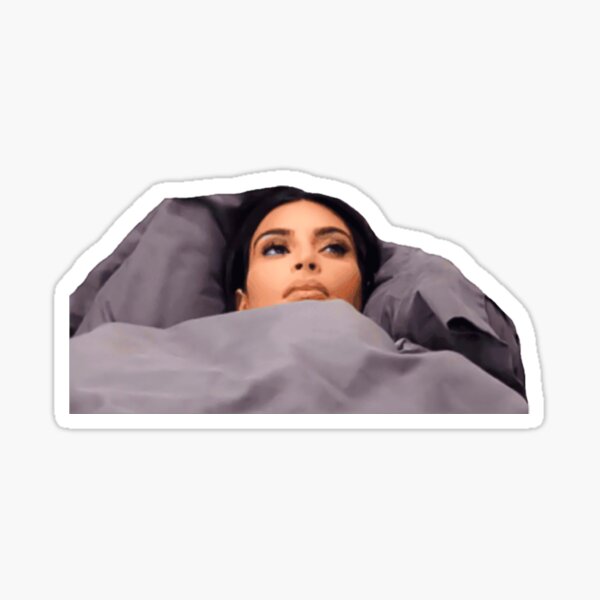 "KIM KARDASHIAN" Sticker for Sale by Clorindaulson | Redbubble