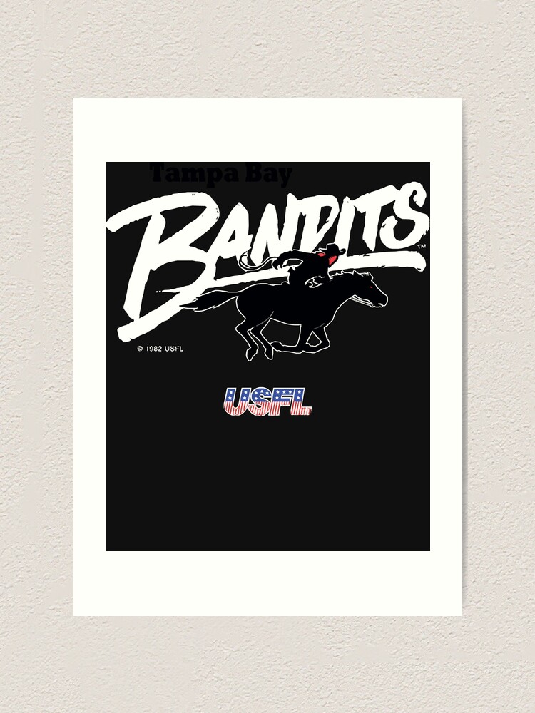 "Tampa bay bandits retro football logo" Art Print for Sale by ...