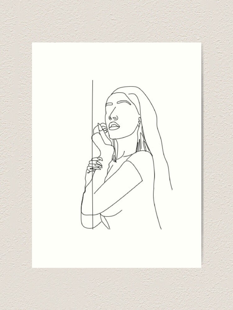 "Doja Cat - inspired line art" Art Print for Sale by HYPING-Lanez ...