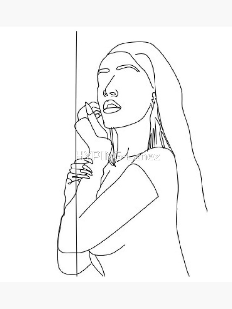 "Doja Cat - inspired line art" Art Print for Sale by HYPING-Lanez ...