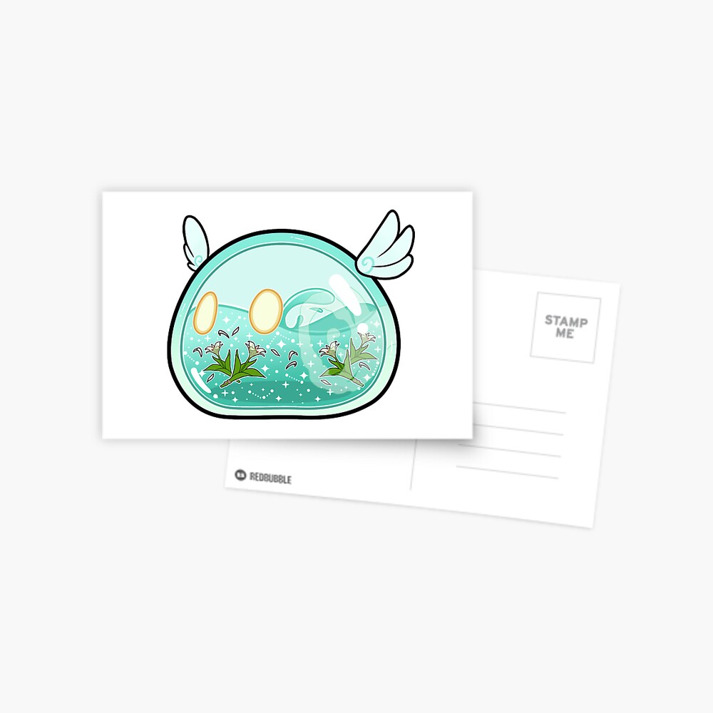 "Glass Anemo Slime - Pattern" Sticker for Sale by lauralynnex | Redbubble