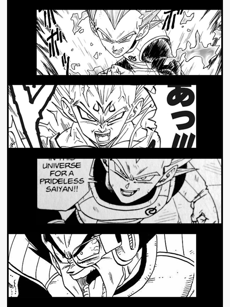 "Vegeta Dragon Ball Doragon Boru Manga Panel Design Classic . Essential ...