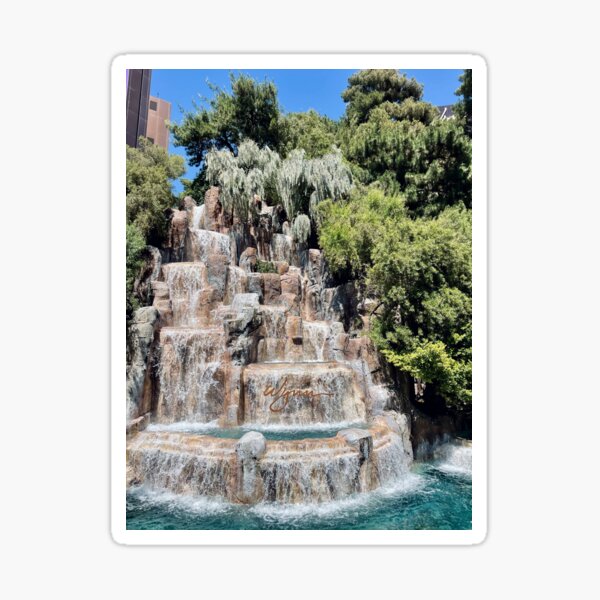 "Wynn Fountains" Sticker for Sale by Kaydileigh | Redbubble